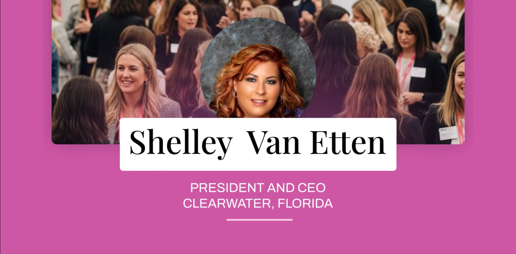 Shelley Van Etten, Influential Women in Business - WLT Software